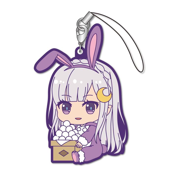 Re:Zero kara Hajimeru Isekai Seikatsu Rubber Strap Tsukimi Ver. Emilia ...