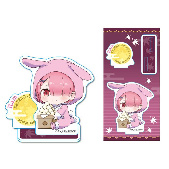 Re:Zero kara Hajimeru Isekai Seikatsu Acrylic Figure Tsukimi Ver. Ram ...