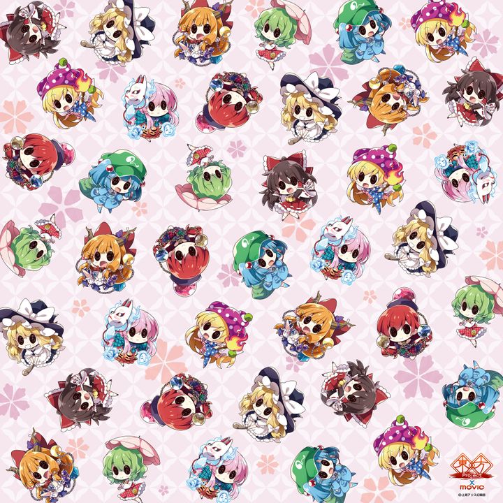 Touhou Project Handkerchief B | Kyou Hobby Shop