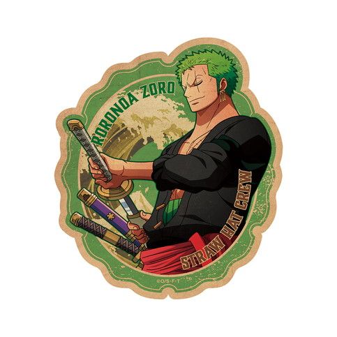 One Piece Travel Sticker Roronoa Zoro 1 (10cm) | Kyou Hobby Shop