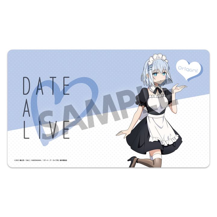 Date A Live IV Original Illustration Rubber Mat Tobiichi Origami Maid ...
