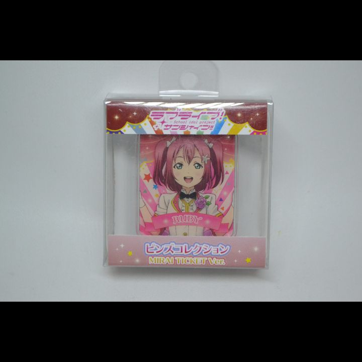 Love Live Sunshine Pins Collection Kurosawa Ruby Mirai Ticket Ver