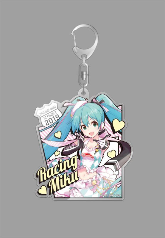 Hatsune Miku GT Project Hatsune Miku Racing Ver. 2019 Deka Acrylic Key ...