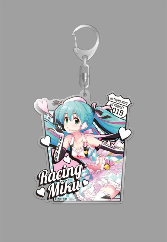 Hatsune Miku GT Project Hatsune Miku Racing Ver. 2019 Deka Acrylic Key ...