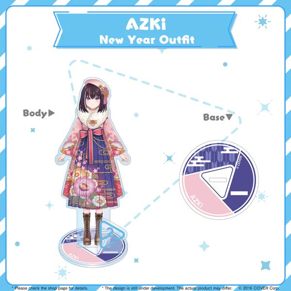 AZKi New Year Outfit Ver. Acrylic Stand - Hololive Closet | Kyou Hobby Shop