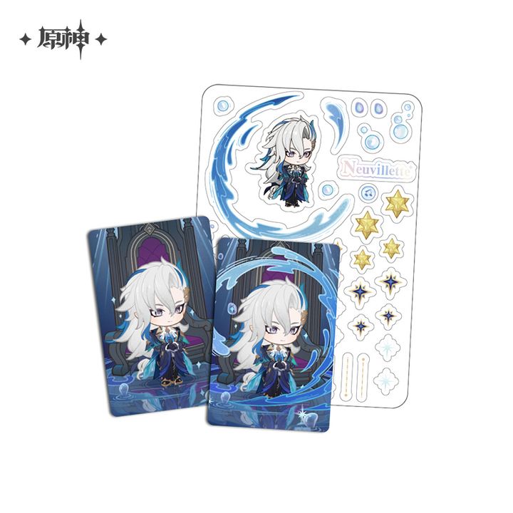 Neuvillette Starlit Letter Series Card Set - Genshin Impact | Kyou ...