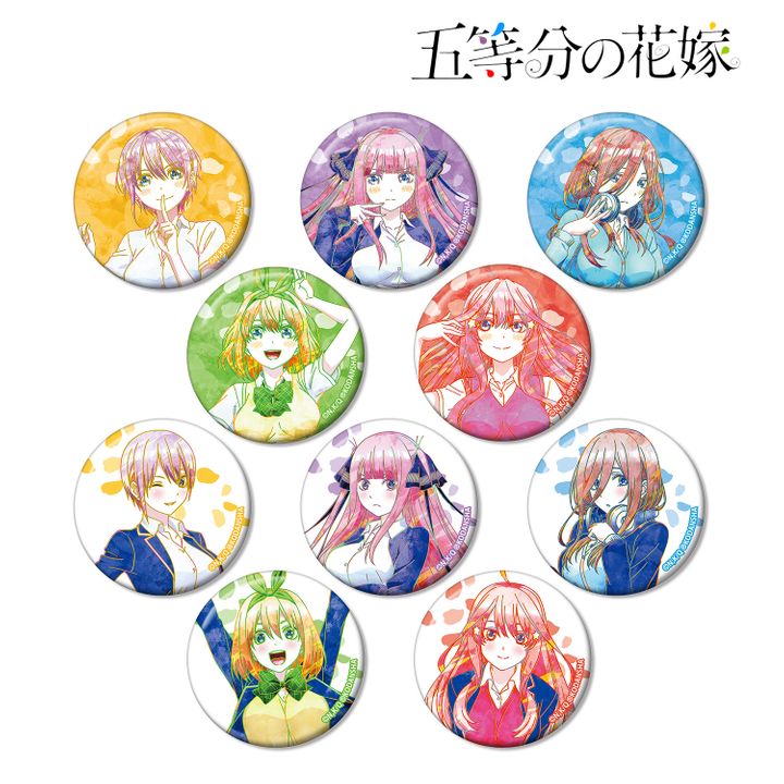The Quintessential Quintuplets Trading Ani-Art Can Badge [SET OF 10 ...