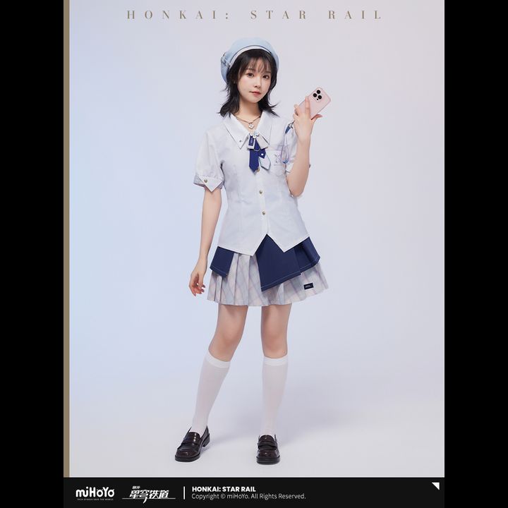 March 7th Theme Short-Sleeved Shirt - Honkai: Star Rail (Size M) | Kyou ...