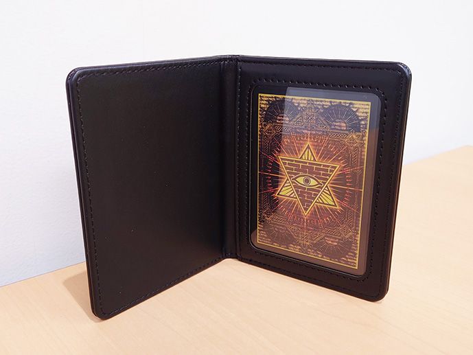 Synthetic Leather Stand Card Case Omniscient Eye | Kyou Hobby Shop
