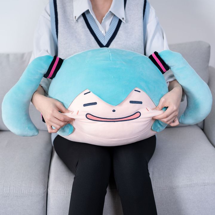 Hatsune Miku Pinch Face Series Pillow (40cm) | Kyou Hobby Shop