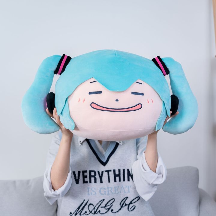 Hatsune Miku Pinch Face Series Pillow (40cm) | Kyou Hobby Shop
