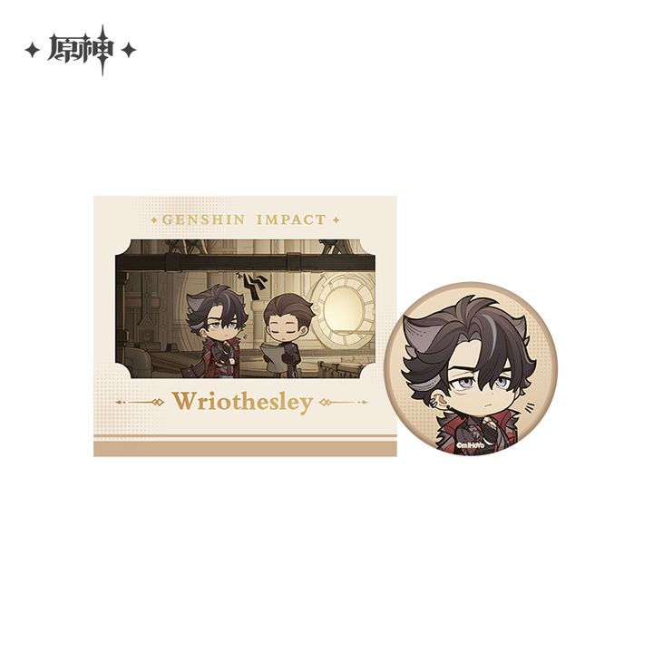 Wriothesley Clean Battle Card and Badge Set - Genshin Impact | Kyou ...