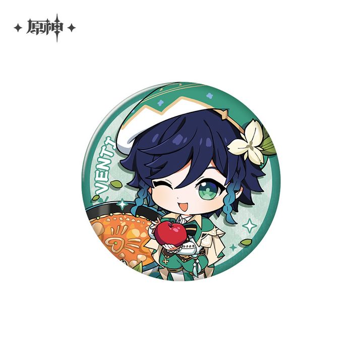 Venti Delicious Party Can Badge (5,8cm) - Genshin Impact | Kyou Hobby Shop