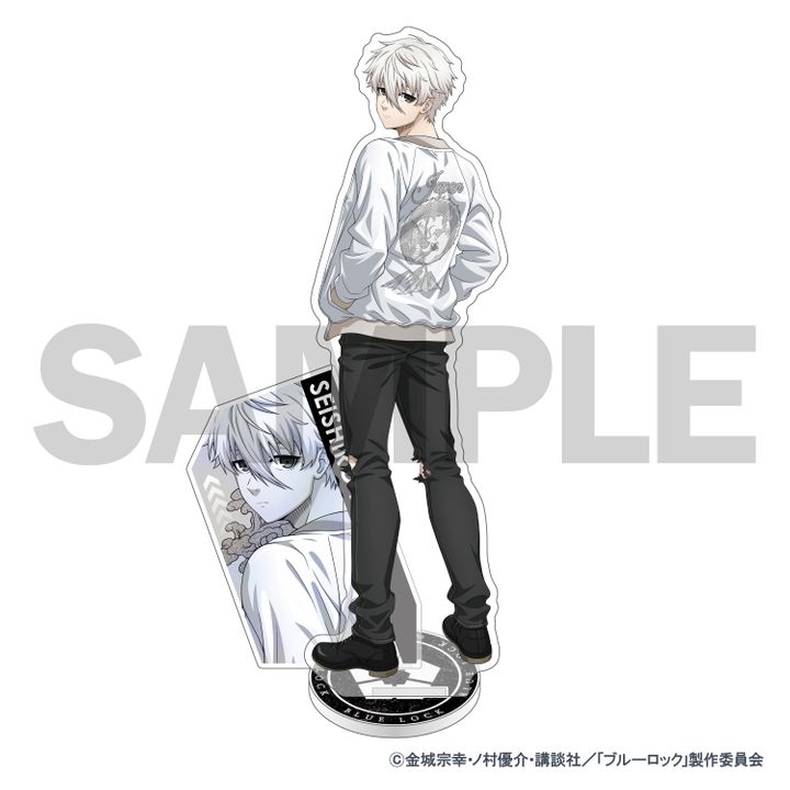 Blue Lock Souvenir Jacket Wear Original Illustration Acrylic Stand Nagi ...