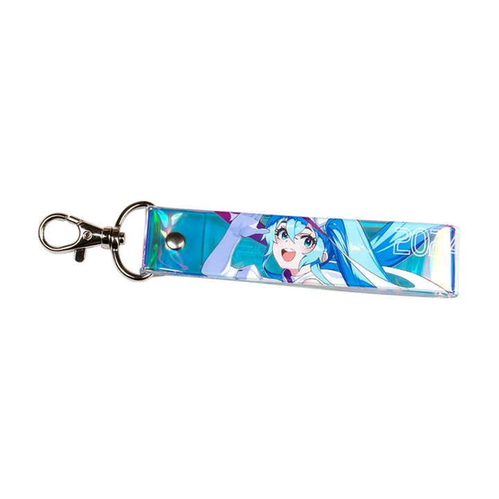 Racing Miku 2024 Key Visual2 Ver. Aurora Tape Key Chain | Kyou Hobby Shop