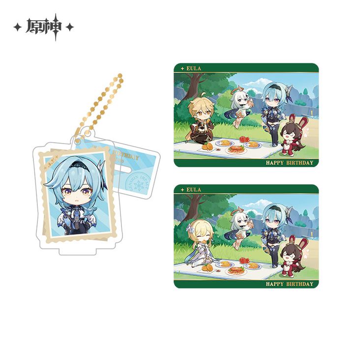 Eula Chibi Photo Reminiscing Theme Acrylic Stand & Card Collection (8cm ...