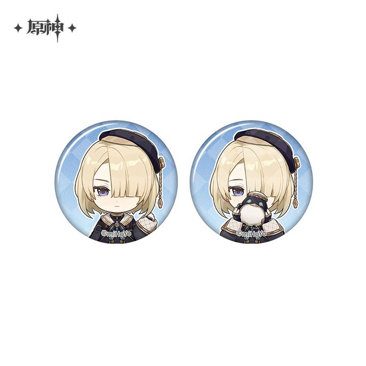 Freminet Chibi Photo Reminiscing Theme Badge Set (3,8cm) - Genshin ...