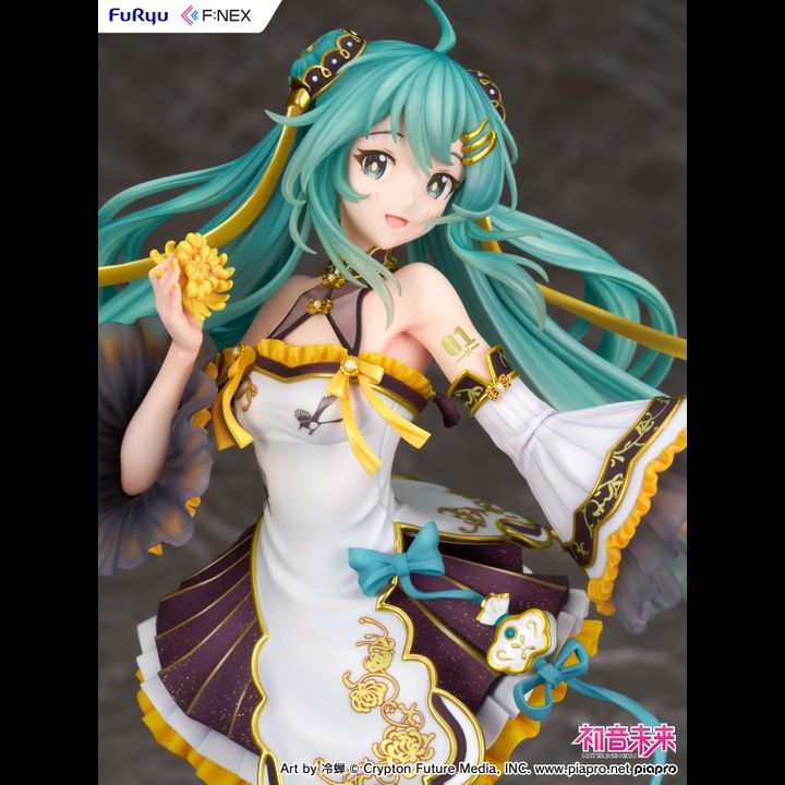 PVC Figure 1/7 Hatsune Miku - Autumn Night Ver. Vocaloid Illustration ...