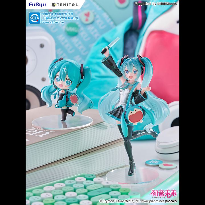 TENITOL Figure Hatsune Miku - Mini UWA Series Smile Head Mascot Bag Ver ...