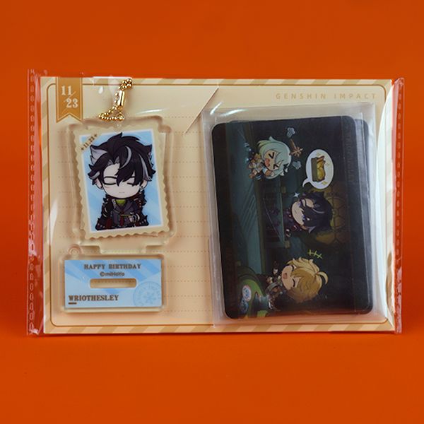Wriothesley Chibi Photo Reminiscing Theme Acrylic Stand & Card ...