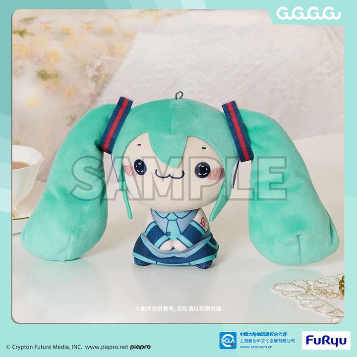 Hatsune Miku OwO Face Mochipico Plush - Vocaloid (15cm) | Kyou Hobby Shop
