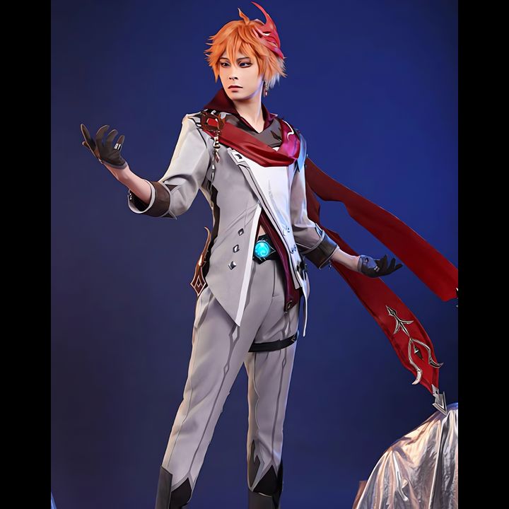[Rent] 1/3 Delusion Childe / Tartaglia Cosplay Costume Set - Genshin ...