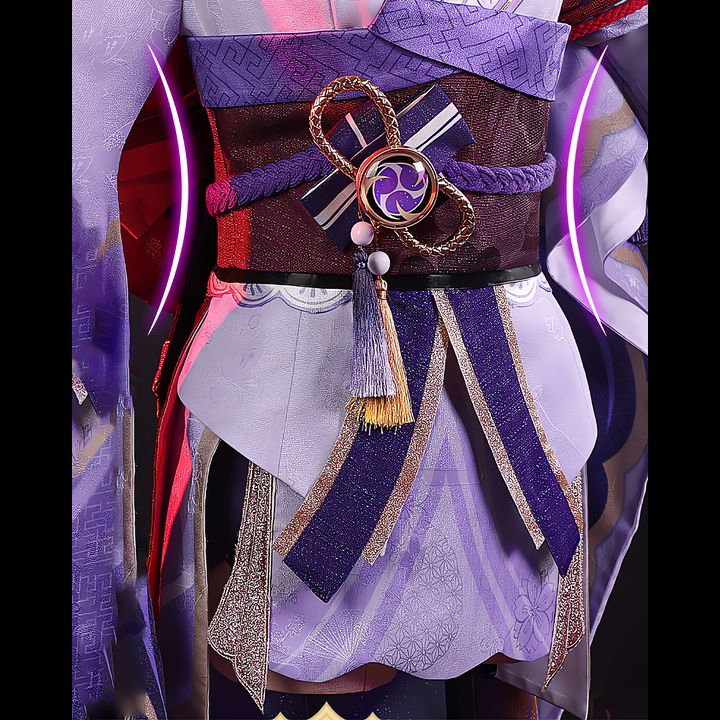 [Sell] 1/3 Delusion Raiden Shogun Cosplay Costume Set - Genshin Impact ...