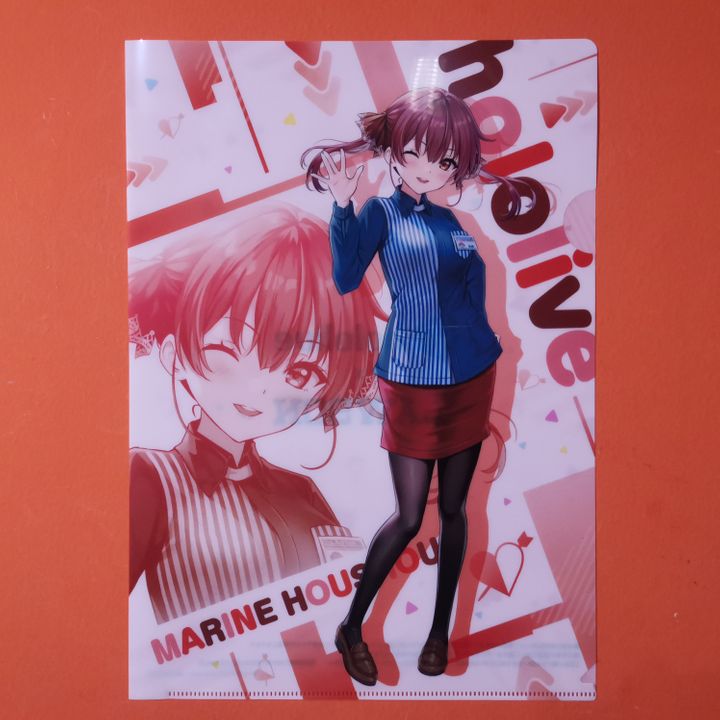 Houshou Marine Lawson Uniform Ver. Clear File - Hololive | Kyou Hobby Shop