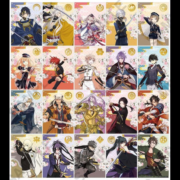 Changing Sticker Bromide Paper - Touken Ranbu -Online- [1 Box Isi 10 ...