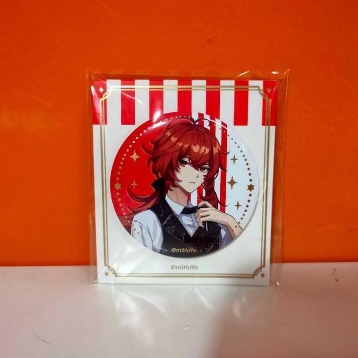 Diluc KFC Ver. Can Badge (58mm) - KFC x Genshin Impact Collaboration ...